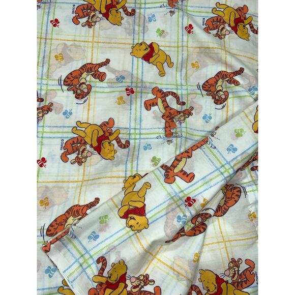 Disney | Bedding | Vintage Disney Winnie The Pooh Tigger Twin Flat ...